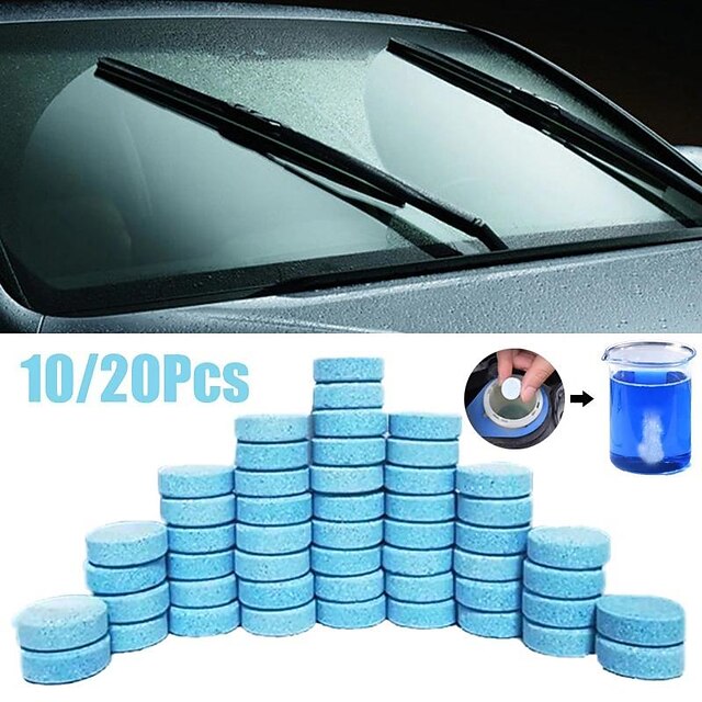 StarFire 10/20pcs Solid Cleaner Car Windscreen Cleaner Effervescent ...