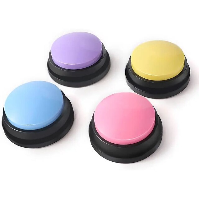Pet Communication Button Dog Voice Box Training Speaking Toy Recording ...