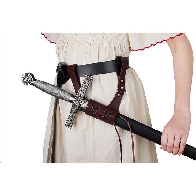 Retro Vintage Punk & Gothic Medieval Cosplay Costume Scabbard Sword ...