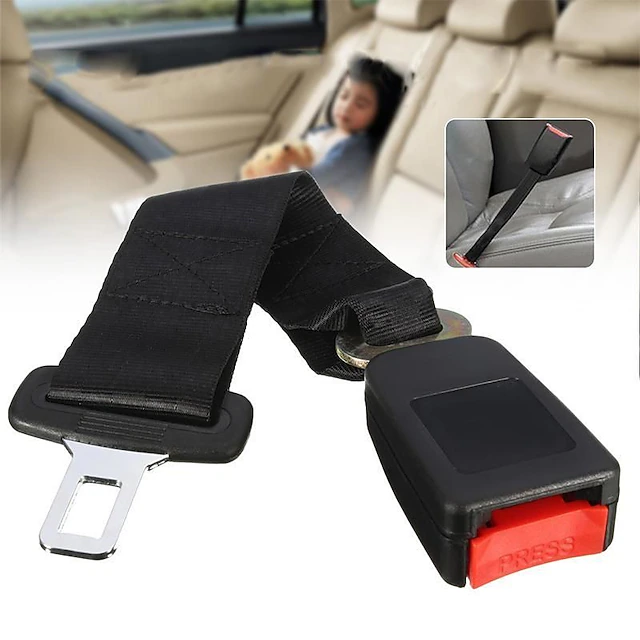 Car Safety Extension Belt Adjustable Car Seat Belt Extender Suitable ...
