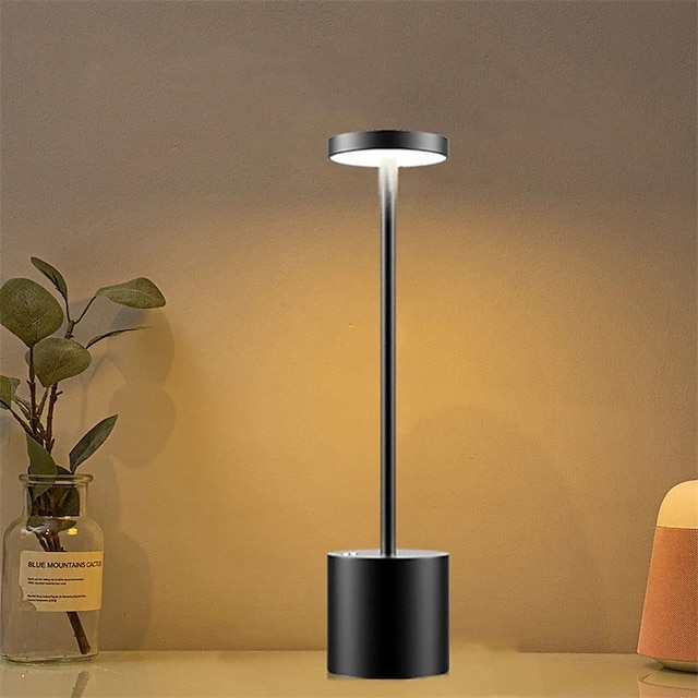 Cordless Table Lamp Rechargeable Battery Operated Portable Table Light ...