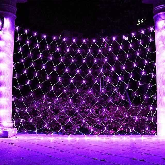LED Net Mesh Fairy String Light 8*10 6*4M Flexible Window Curtain ...