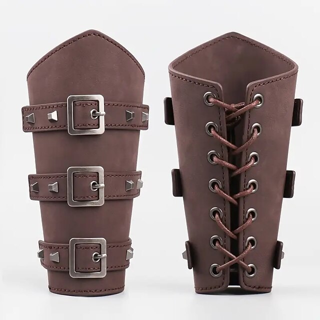 Armband Wide Archery Arm Guard Viking Bracer Gauntlet Wristband ...