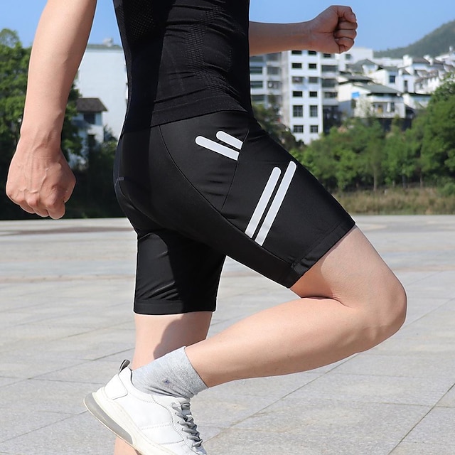 Men's Solid Color Cycling Shorts Bike Shorts 3D Padded Shorts Bike ...