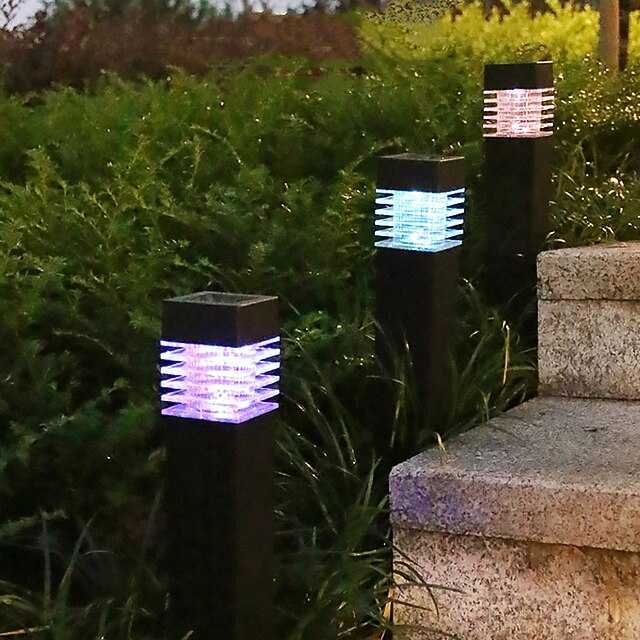 Outdoor LED Lawn Lamp IP65 Waterproof Outdoor Garden Post Bollard Light ...