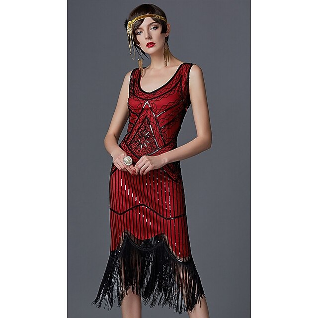 Retro Vintage Roaring 20s 1920s Flapper Dress Dress Outfits The Great ...