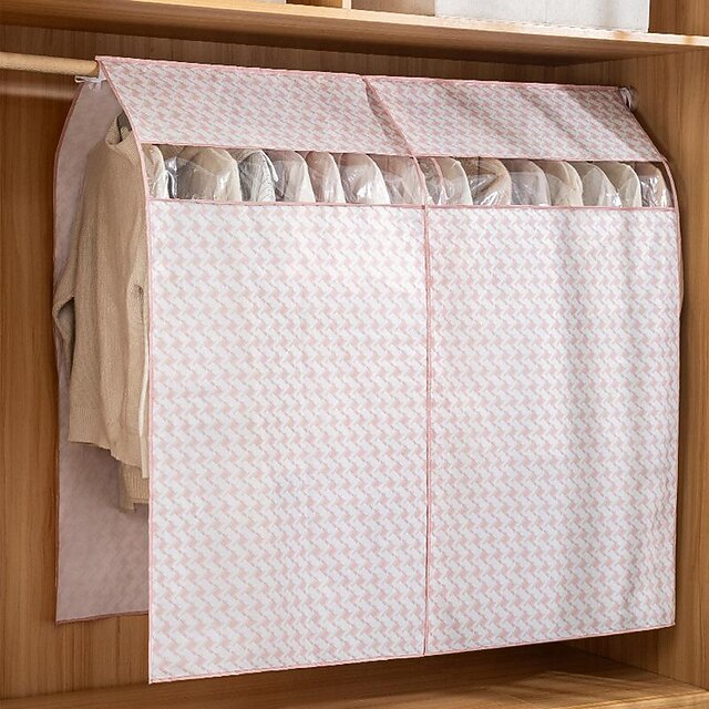 Houndstooth Pattern Clothes Dust Cover, Extra Large Hanging Garment ...