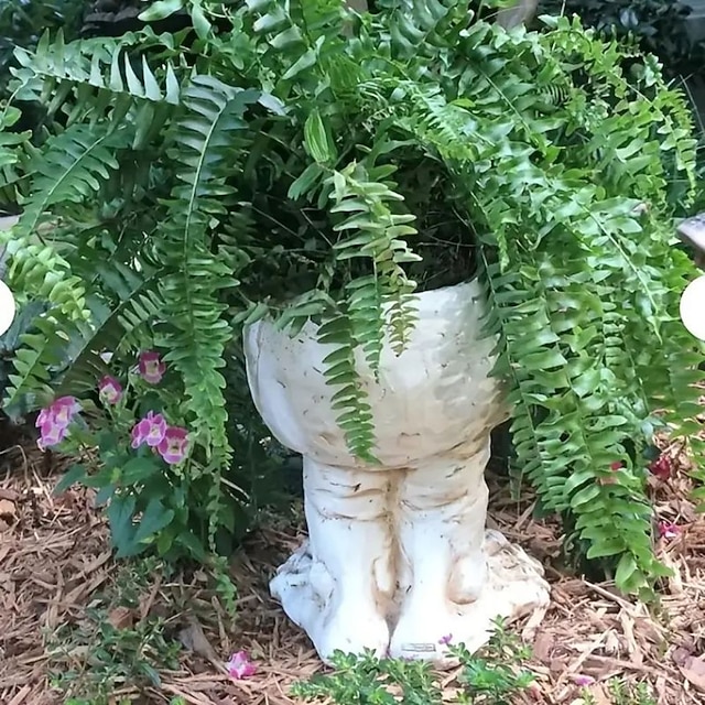 Face Planters, Muggle Head Planter Face Flower Pot Resin Garden ...