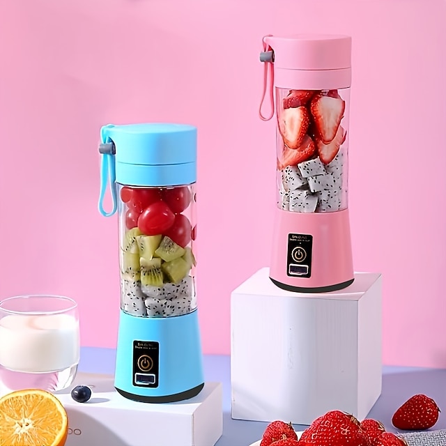 New Juicing Machine Home Portable Juicing Cup Four Leaf Mini Juicing ...