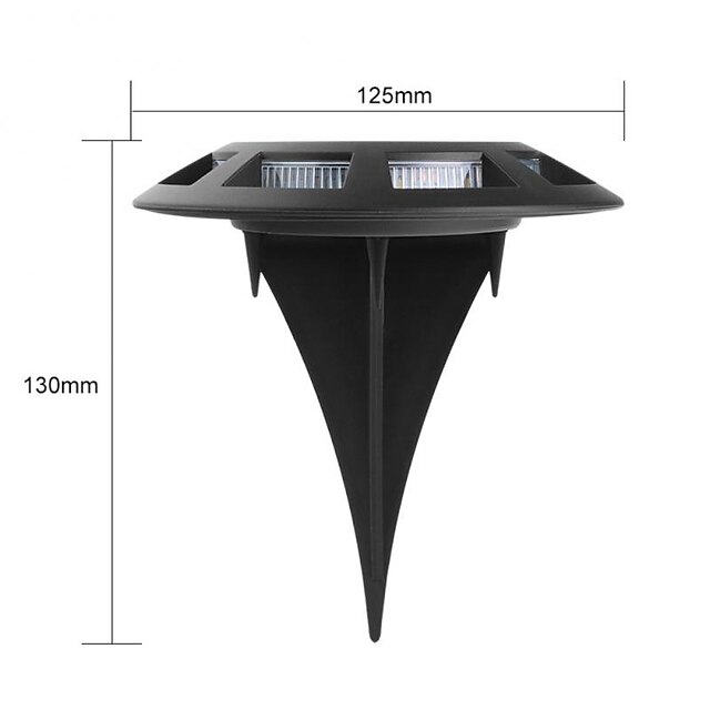 Outdoor Solar Lights Solar Ground Light 16 LED Upgraded Outdoor ...