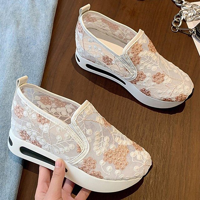 Women's Sneakers Plus Size Platform Sneakers Slip-on Sneakers Daily ...