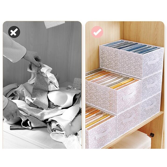 Pants Storage Box, Foldable Clothing Organizer, Wardrobe Clothes ...