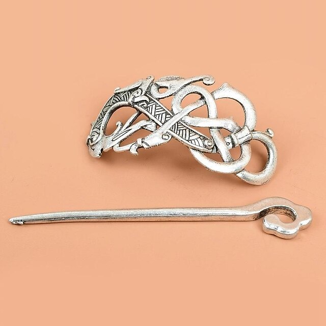 1pc Viking Hair Clips Celtic Knot Hair Pins Vintage Hair Sticks Irish ...
