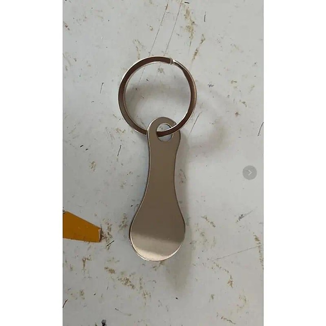 Shopping Trolley Tokens, Metal Aluminum Alloy Key Ring Keychain ...