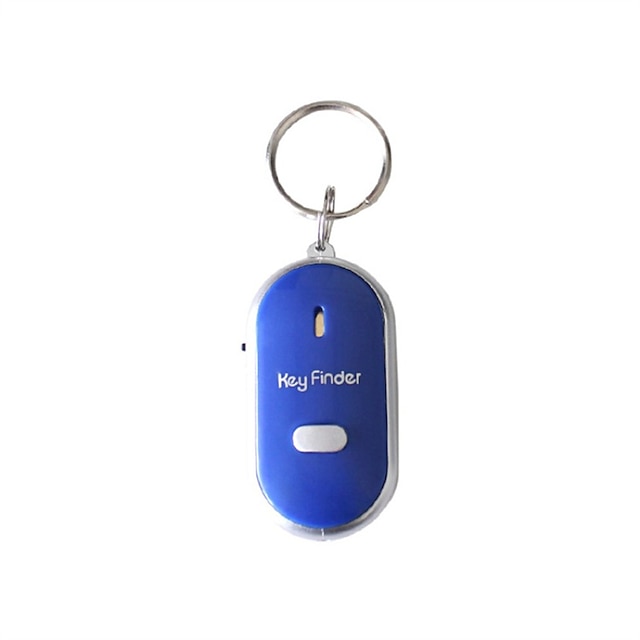 LED Whistle Key Finder Flashing Beeping Sound Control Alarm Anti-Lost ...