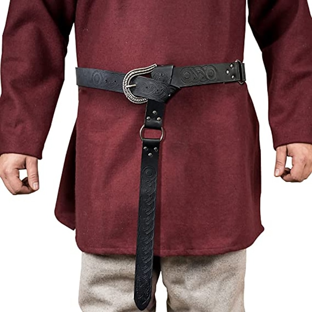 Nordischer Gürtel mit geprägter Schnalle, Wikinger, Retro, Vintage ...