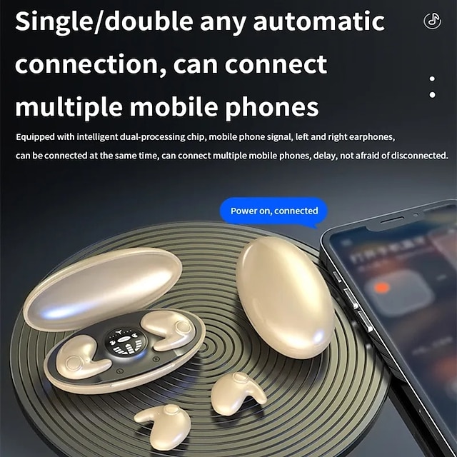 Sleeping BT Earphones Can Lie On The Side Ears Can Be Worn For A Long ...