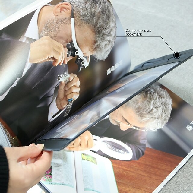 A4 Lenses Large Sheet Magnifier Magnifying Glass Book Reading Lens Page ...