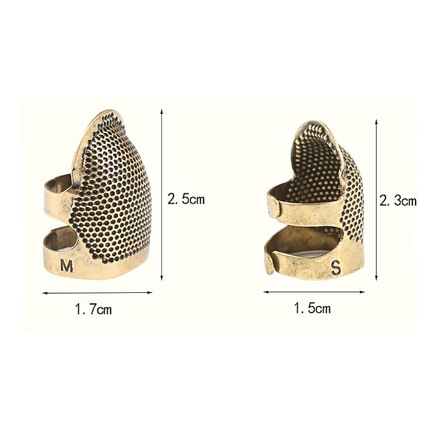 1pc Sewing Thimble Finger Protector, Adjustable Copper Thimble for Hand ...