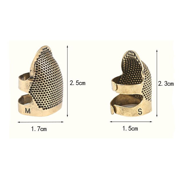 1pc Sewing Thimble Finger Protector, Adjustable Copper Thimble for Hand ...
