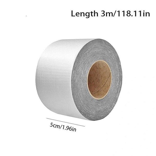 1 Roll Waterproof Tape High Temperature Resistance Aluminum Foil ...
