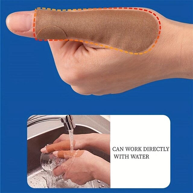 2 Pcs Waterproof Finger and Toe Protective Adhesive Bandages - Flexible ...
