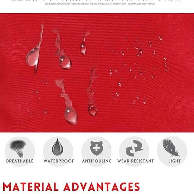 Women's Red Multi-Pocket Crossbody Bag – Lightweight and Versatile ...