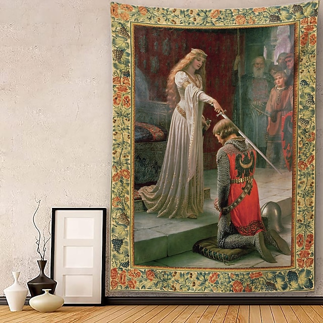 Victorian Style Painting Hanging Tapestry Wall Art Large Tapestry Mural ...