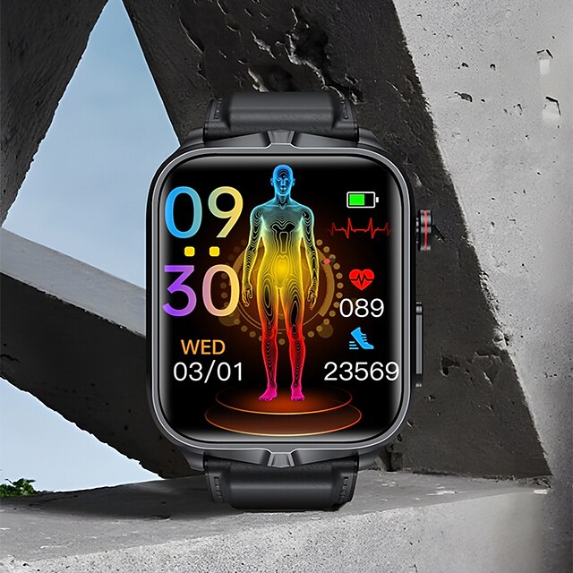 Pulse Physiotherapy ECG Blood Glucose Smart Health Watch Fitness ...