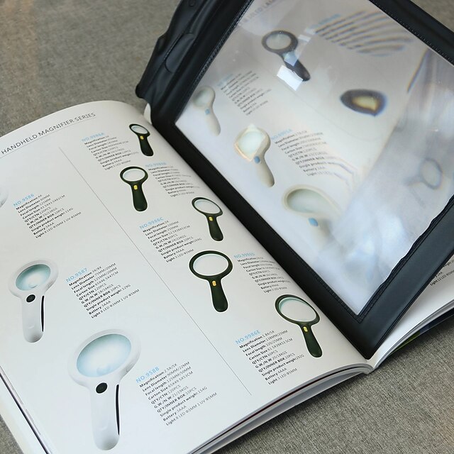 A4 Lenses Large Sheet Magnifier Magnifying Glass Book Reading Lens Page ...