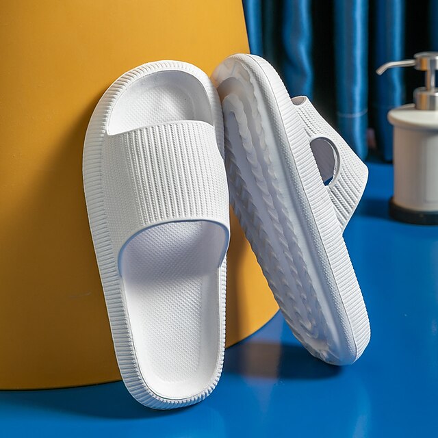 Comfortable Lightweight Antibacterial Slides - Deodorant, Memory Foam ...