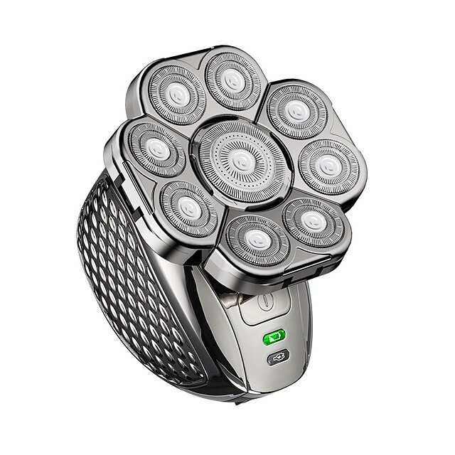 9D Independent Floating Heads Electric Shaver , Head Shaver For Bald ...