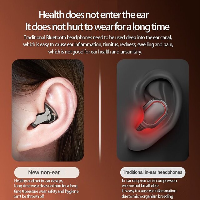 Sleeping BT Earphones Can Lie On The Side Ears Can Be Worn For A Long ...