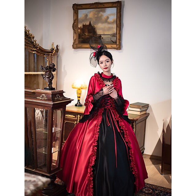 18th Century Women's Rococo Ball Gown Princess Maria Antonietta Rococo ...
