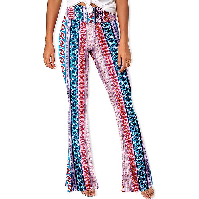 Retro Vintage 1960s 1970s Dude Funk Bell Bottom Pants Hippie Disco ...