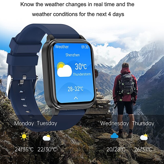 Cardica Blood Glucose Smart Watch Bluetooth Call Blood Pressure Body ...