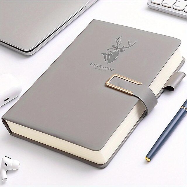 Notatnik super gruby student a5 skórzany notatnik biznesowy gruby retro prosty pamiętnik ...