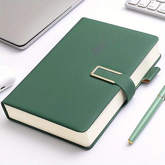 Notatnik super gruby student a5 skórzany notatnik biznesowy gruby retro prosty pamiętnik ...