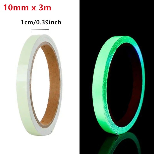 1 Roll Luminous Tape, 3M Self-Adhesive Night Vision Glow in The Dark ...