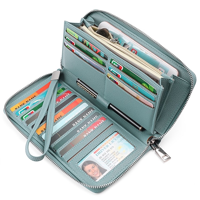 Women's Wallet Mobile Phone Bag PU Leather Outdoor Daily Zipper Large ...