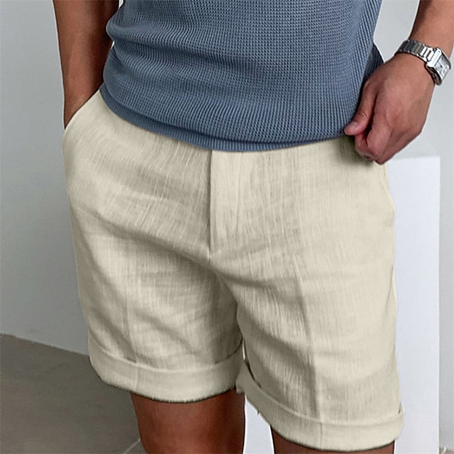 Men's Shorts Linen Shorts Dress Shorts Summer Shorts Beach Shorts ...