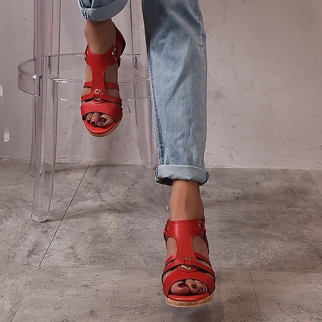 Women's Heels Sandals Block Heel Sandals Stilettos Gladiator Sandals ...