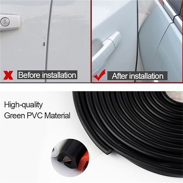 Universele Auto Deur Rand Beschermer Trim 10M/5M Anti-Collisie Rubber ...