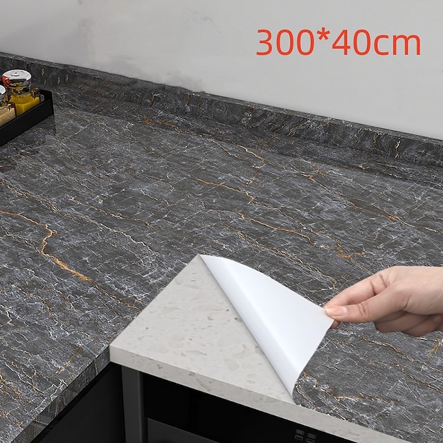 Cool Wallpapers Marble Kitchen Wallpaper Wall Mural Countertop ...