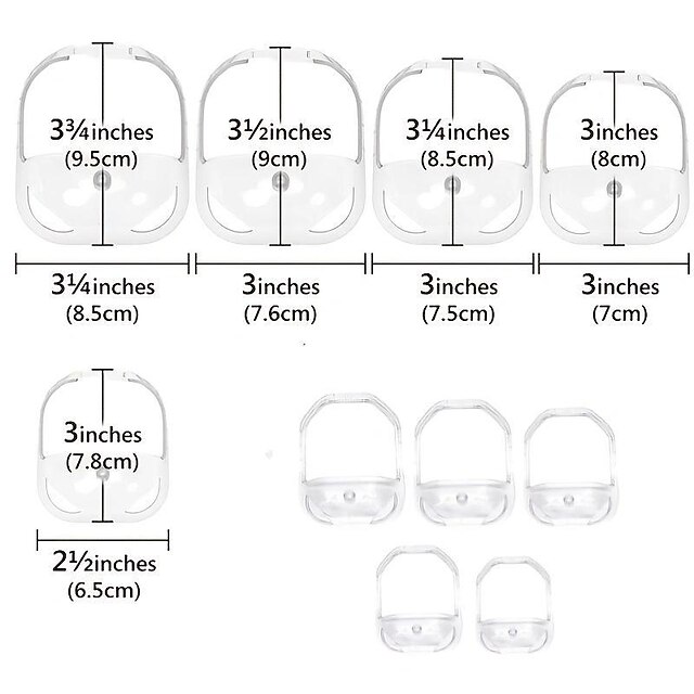Shaving Template For Men With 5 Different Sizes, Beard Guide Shaper ...