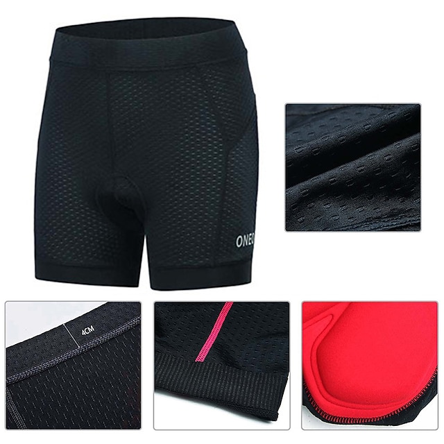 Women's Cycling Underwear Shorts Bike Shorts 3D Padded Shorts Bike Padded Shorts / Chamois ...