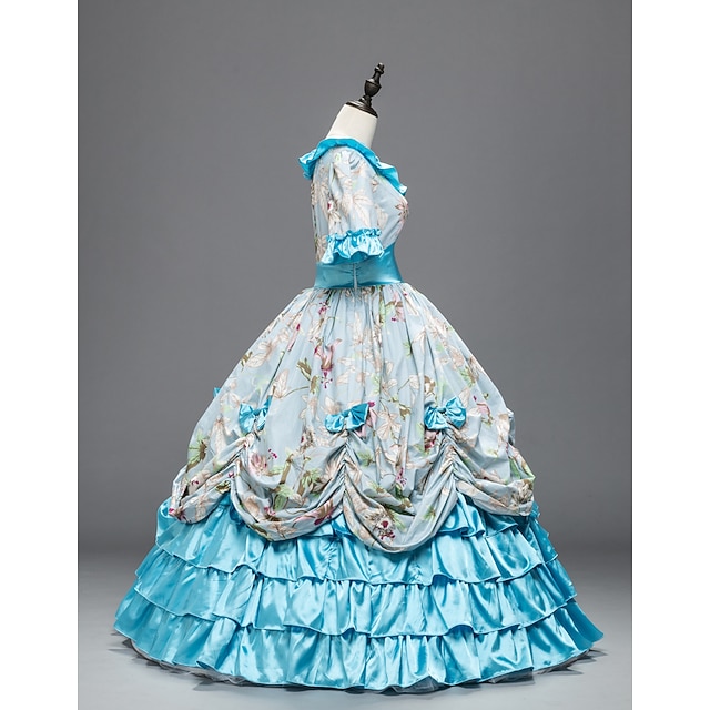 18th Century Women's Rococo Ball Gown Princess Maria Antonietta Rococo ...