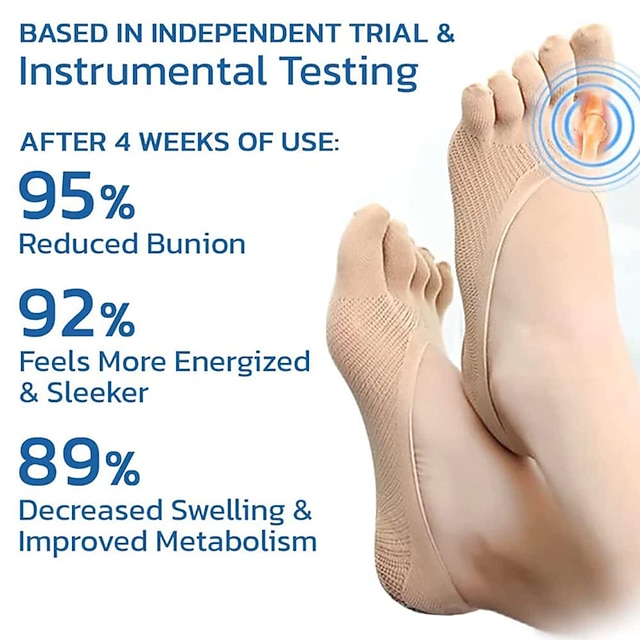 Orthoes Bunion Relief Socks Women - Orthopedic Toe Compression Sock ...