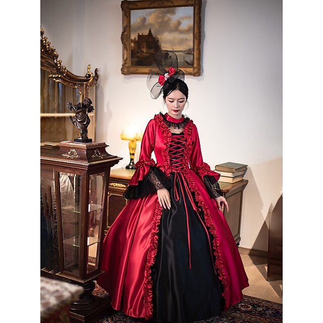 18th Century Women's Rococo Ball Gown Princess Maria Antonietta Rococo ...