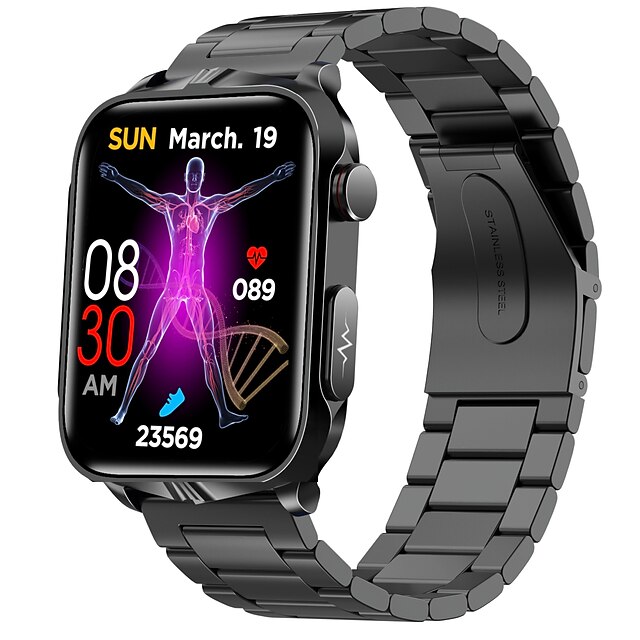 Pulse Physiotherapy ECG Blood Glucose Smart Health Watch Fitness ...